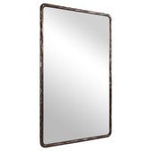 MoonMirror® Antique Forged Iron Rectangle Wall Mirrors with Hand Hammer ...
