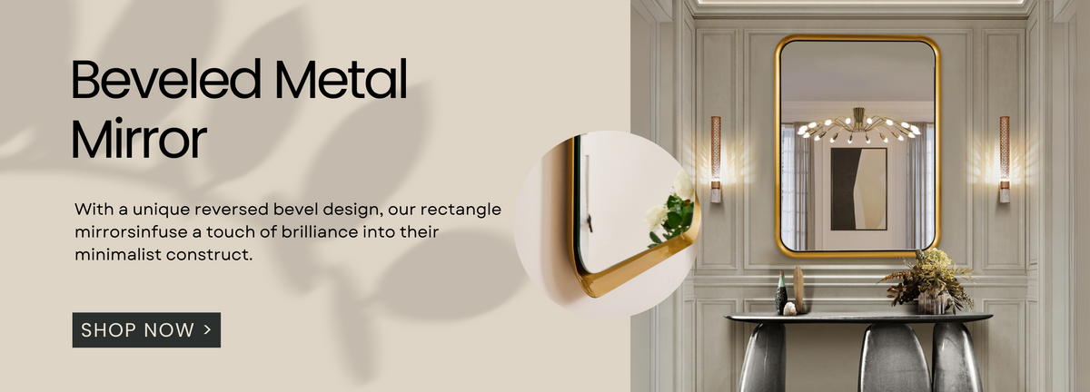 MOON MIRROR™ - Modern Bathroom Vanity Mirror- Stainless Steel Framed