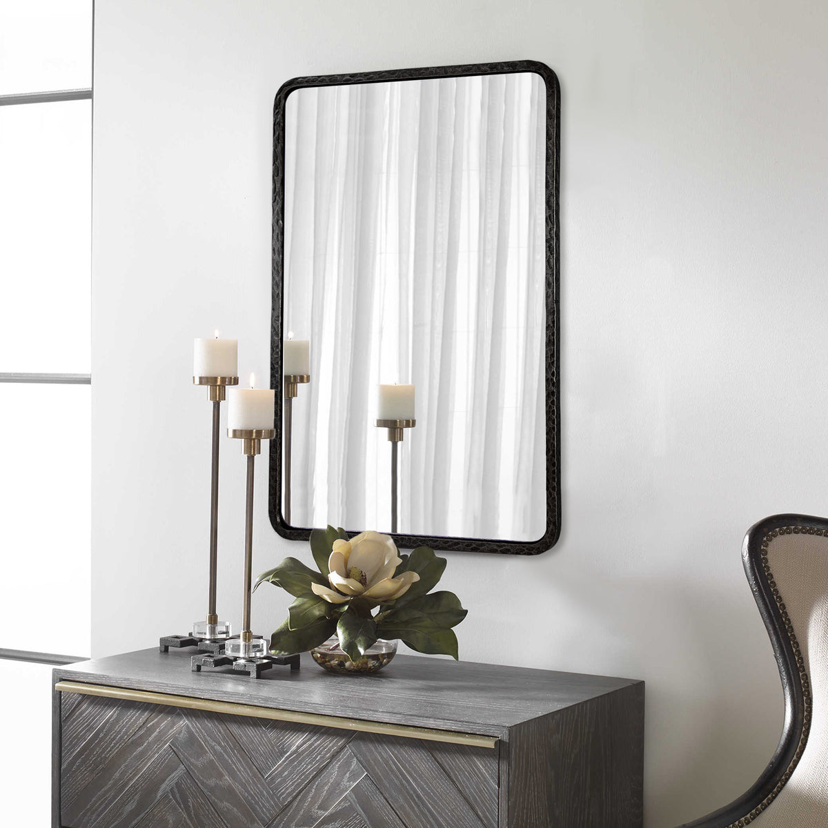 Wrought Iron Mirror