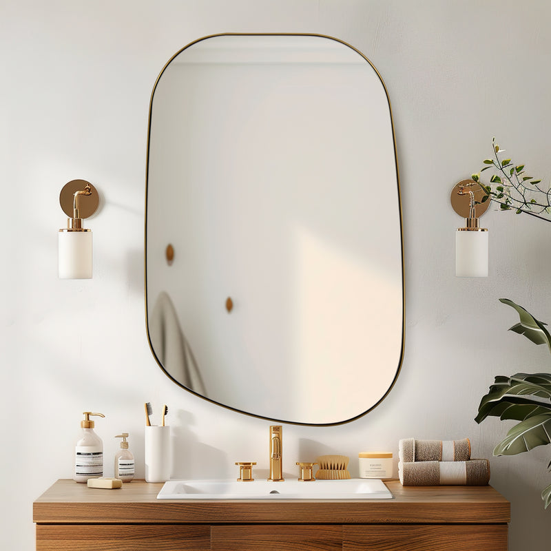 Irregular Shape Mirrors | Unique Wall Mirrors - Moon Mirror