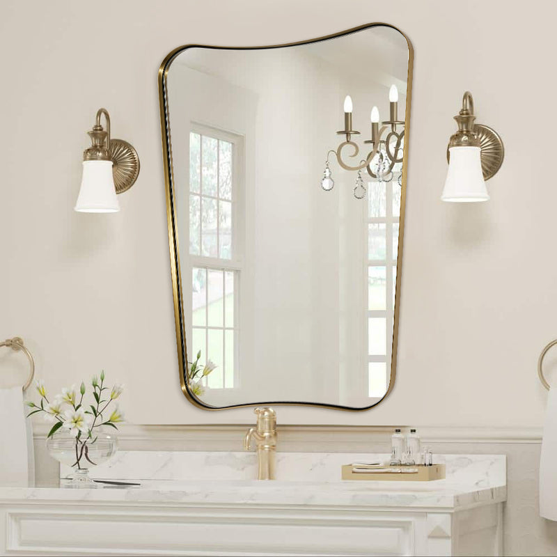 Moon Mirror-Wall Mounted Mirrors for Living Room&Bathroom