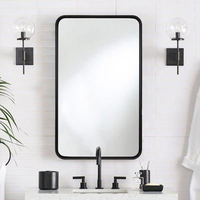 Rust Iron Framed Mirror You Must Need | Durable & Stylish - Moon Mirror