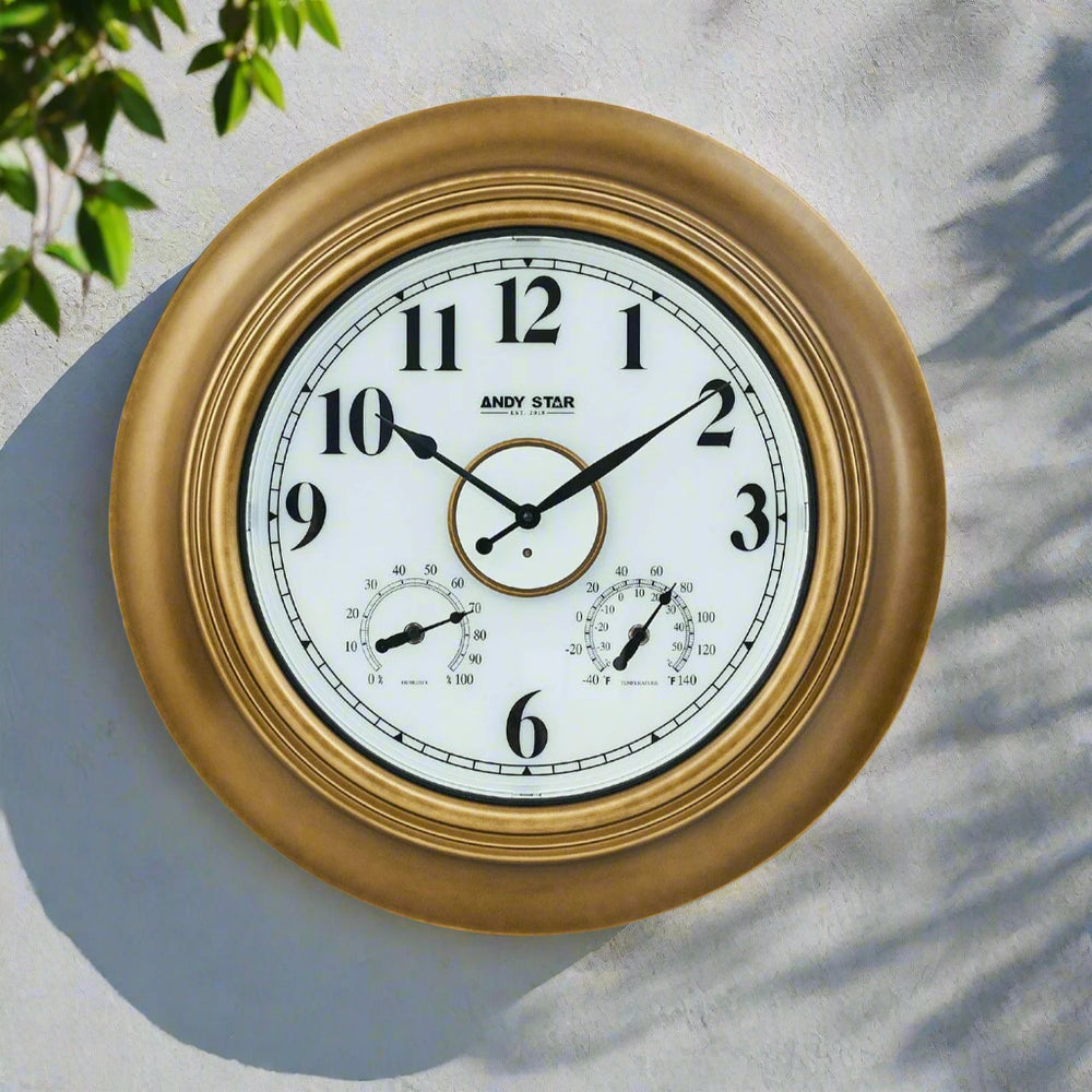 Waterproof Outdoor Clocks |Classic & Modern Wall Clocks - Moon Mirror