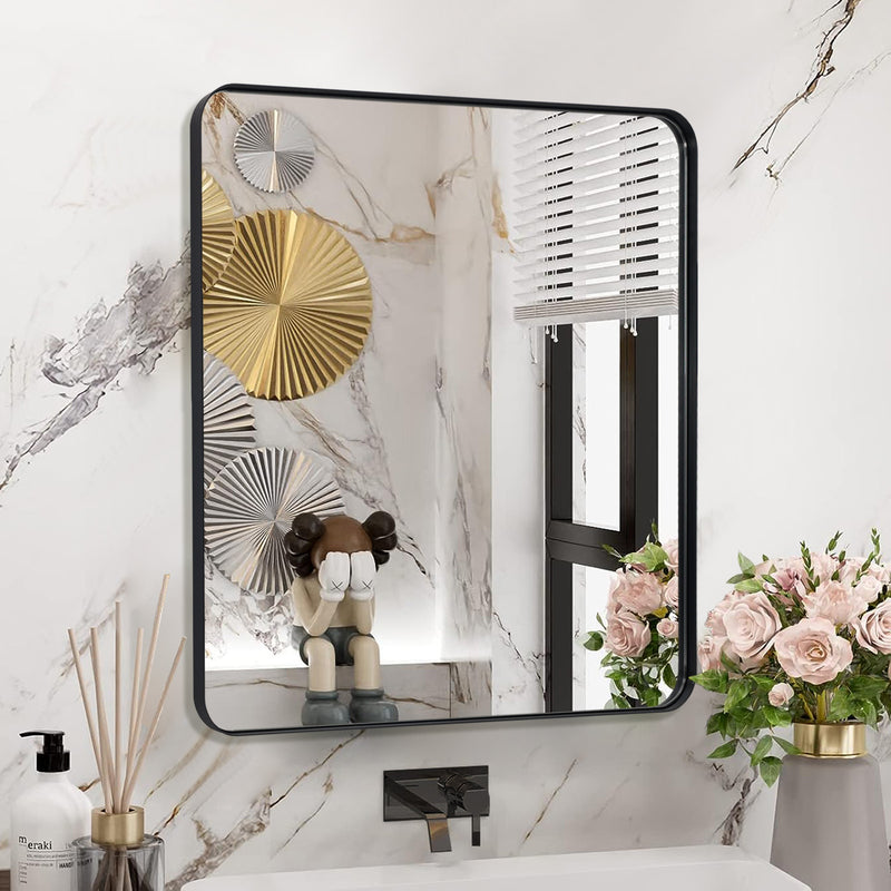 MOON MIRROR™ - Modern Bathroom Vanity Mirror- Stainless Steel Framed