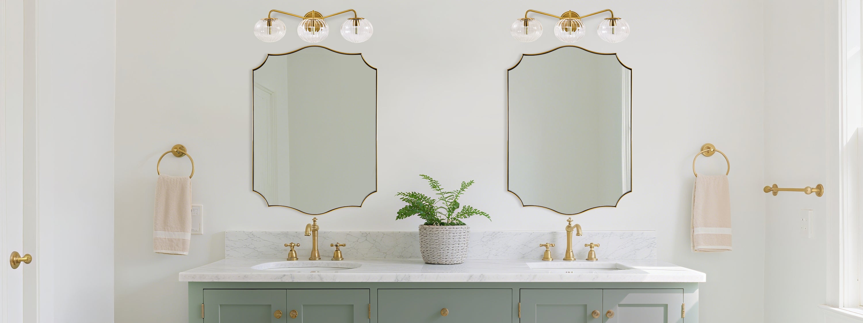 MOON MIRROR® - Modern Bathroom Vanity Mirror- Stainless Steel Framed