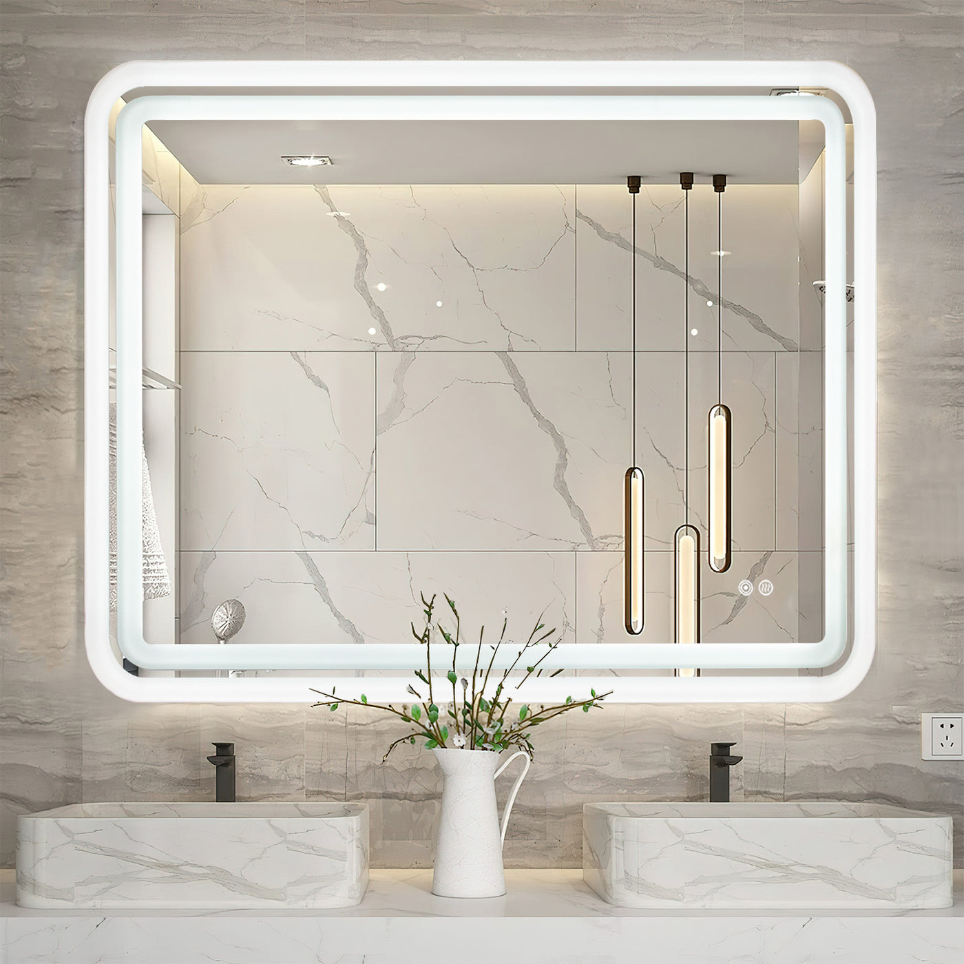 Modern LED Bathroom Mirror Collection - Energy Efficient | Moon Mirror