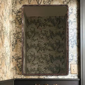 MoonMirror® Antique Forged Iron Rectangle Wall Mirrors with Hand Hammer ...