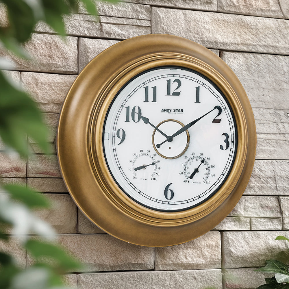 Waterproof Outdoor Clocks |Classic & Modern Wall Clocks - Moon Mirror
