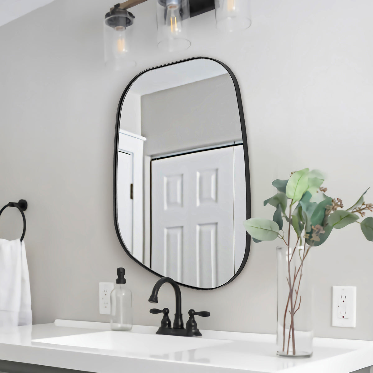 Irregular Shape Mirrors | Unique Wall Mirrors - Moon Mirror