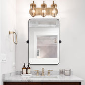 MoonMirror® Horizontally Tilting Pivot Rectangle Mirrors for Bathroom