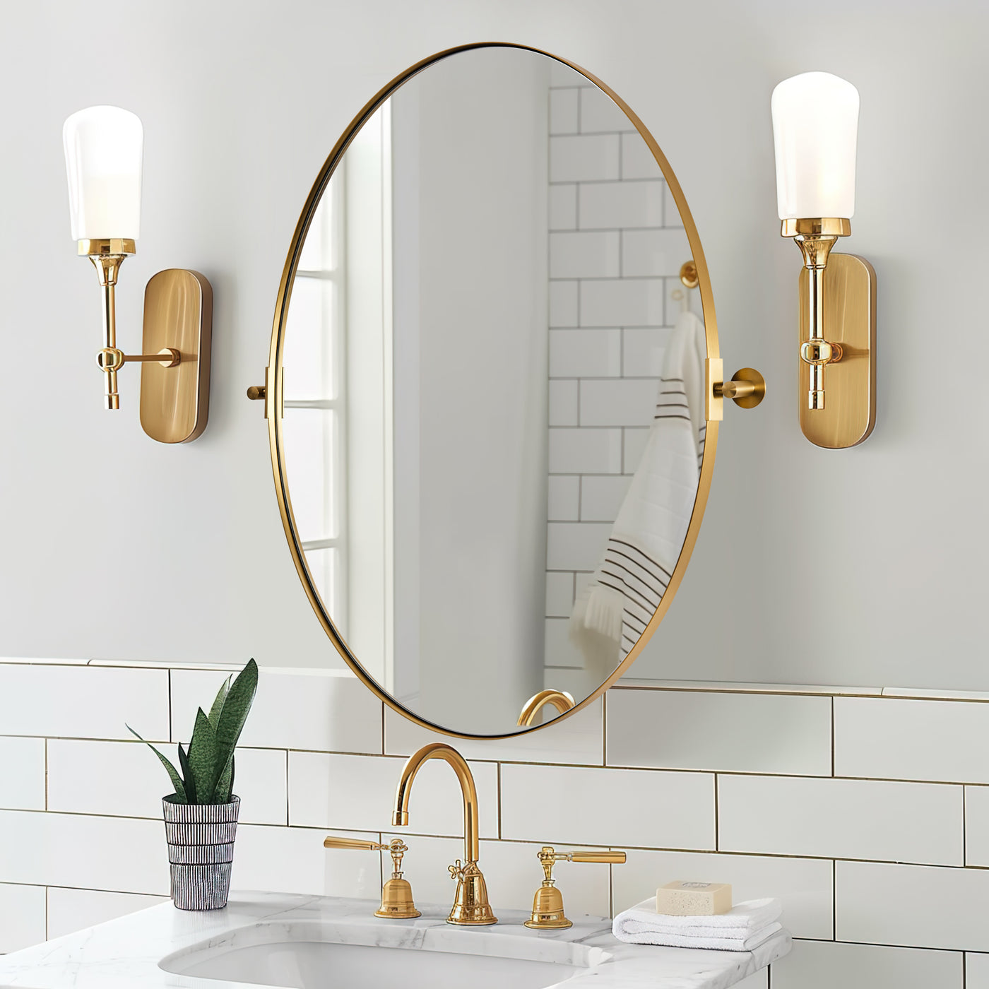 Pivot Mirror Collection - Elevate Your Home Experience | Moon Mirror