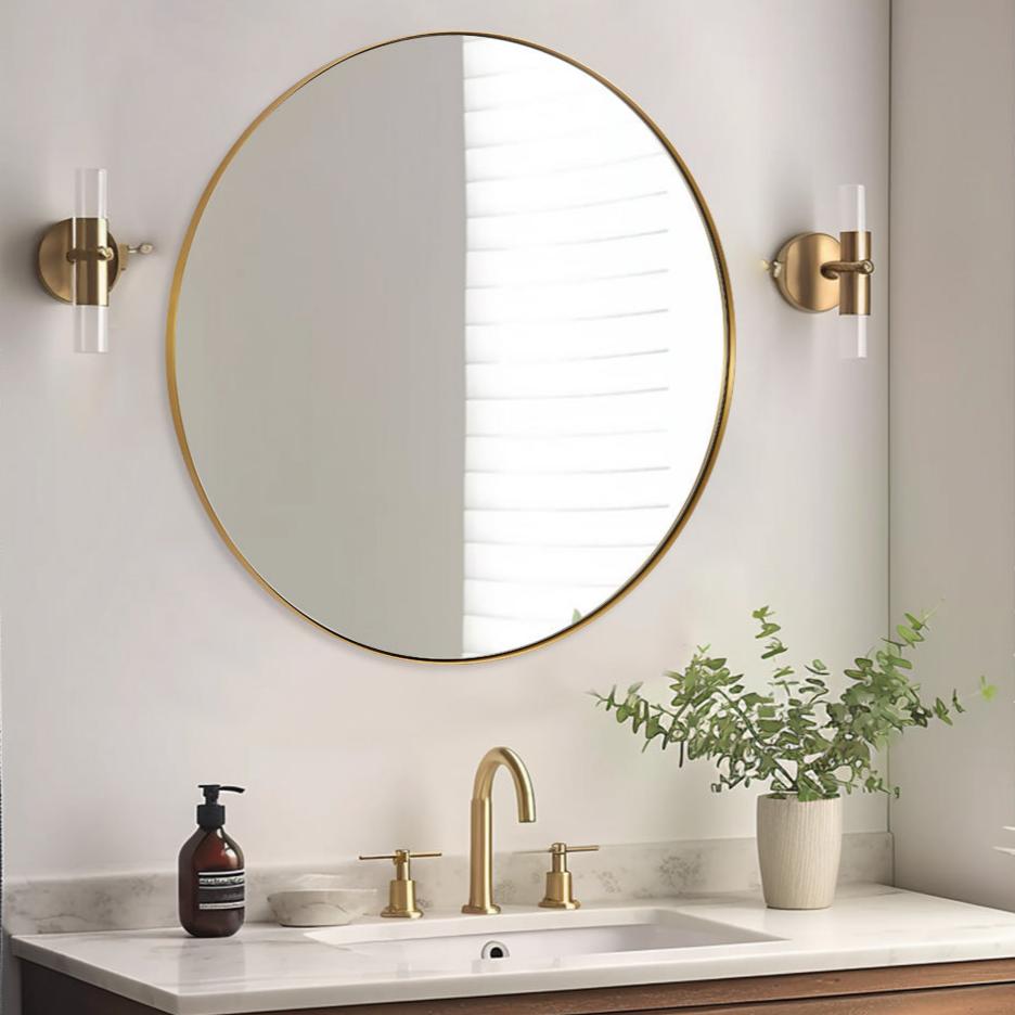 ANDY STAR® Round Wall Mounted Vanity Mirror For Bathroom
