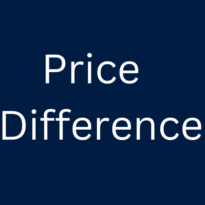 Pay for The Price Difference Only