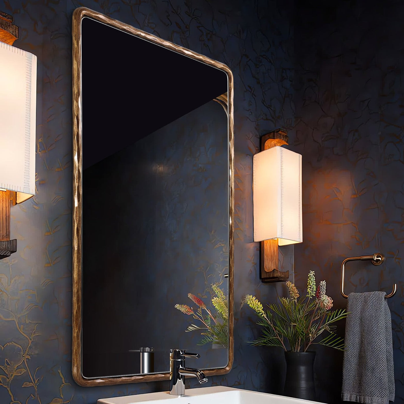 Moon Mirror-Wall Mounted Mirrors for Living Room&Bathroom
